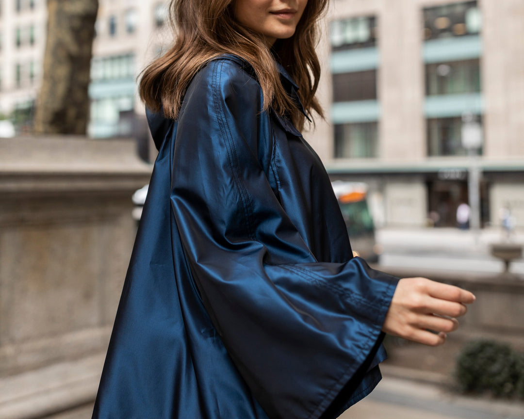 Rachel Denim Cape – Marta Scarampi